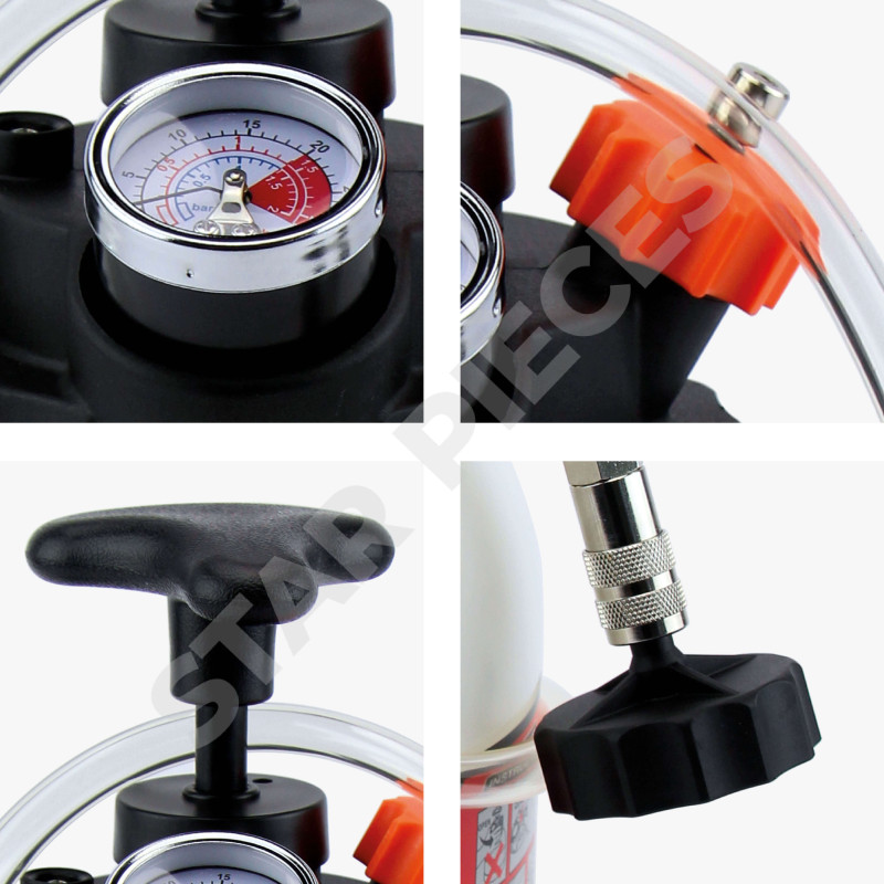 Purgeur de frein avec adaptateurs multimarques | STARKIT PERFORMANCE