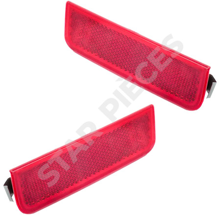 2 Reflectores traseros izquierdo y derecho para Dacia Duster 1 ...